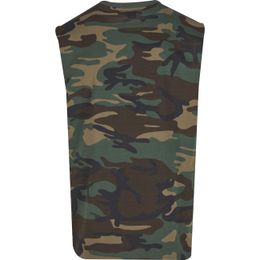 Brandit Herren Muskelshirt "Brandit Brandit T-Shirt sleeveless", gr&uuml;n, Gr. 5XL, unifarben, 100% Baumwolle, Shirts