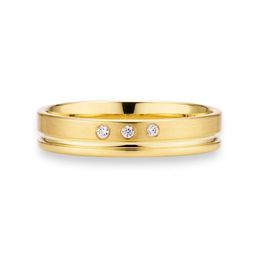 Phoenix PH&Ouml;NIX Damen Trauring "Schmuck Partnerring Ehering Verlobungsring Freundschaftsring", 64, 0,03 SI = kleine Einschl&uuml;sse mit Brillant, Silber 925