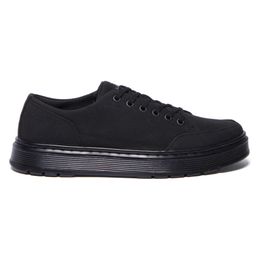Dr. Martens Herren Schn&uuml;rschuh "6 Eye Brookline", Gr. 46, schwarz, Textil, Schuhe, Plateauschuh, Chunky Halbschuh, Sneaker mit 6-Loch Schn&uuml;rung