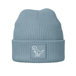 Neverless Beanie 'Polygon T-Rex' female Blue size Onesize