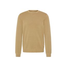 Blend Herren Strickfleece-Pullover "Strickpullover BHAddo", gelb, Gr. M, Obermaterial: 100% Baumwolle CO., Pullover
