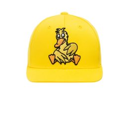 KOAA Baby Baseball Cap "Maus - Ente sitzt", gelb, Gr. 1, bestickt, 100% Baumwolle, Caps, mit detailreicher Stickerei