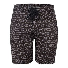 YEAZ Herren Badeshorts "Badeshorts DAZZERS", schwarz, Gr. L, Obermaterial: 97% Polyester PES. 3% Elasthan EL., Badehosen