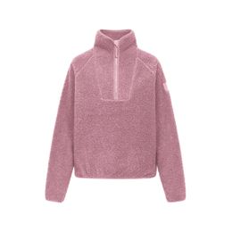 Derbe Damen Fleecejacke "Kuschelby Troyer", rosa, Basic, Gr. 36, Obermaterial: 100% Polyester, Jacken, Fleecepullover, Halfzip, warm, gem&uuml;tlich