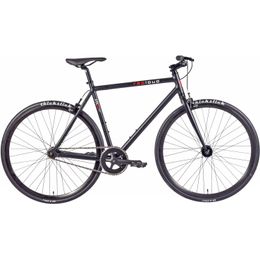 REDLOUD Singlespeed "FA.01 (Fixie)", 58cm, 28 Zoll (71,12cm), schwarz, Fahrr&auml;der
