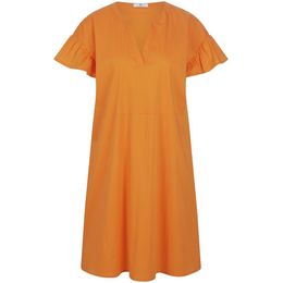 Peter Hahn - Strandkleid, orange, Gr. 46 / L - Baumwolle