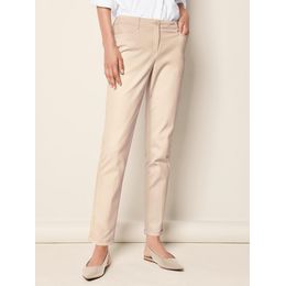 Fadenmeister Berlin - Kn&ouml;chellange Hose, beige, Gr. 48 / XL - Baumwolle