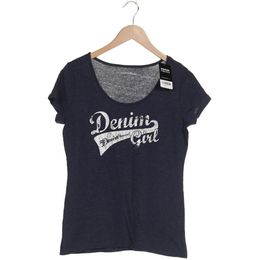 Tom Tailor Denim T-Shirt Damen Gr&ouml;&szlig;e XL Second Hand blau