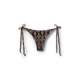 CALZEDONIA Bikini Bottoms 'Golden Ethnic' female Black size L