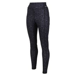 Regatta Holeen II Damen Legging seal grey print dunkelgrau 36 - Damenhosen, -r&ouml;cke & -kleider