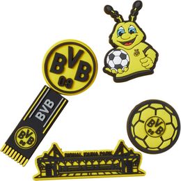 Crocs Jibbitz BVB Schuhanstecker 5er Pack gelb - Handschuhe, G&uuml;rtel & Sonstiges