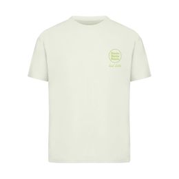 Merchcode Shirt 'Iced Matcha Latte' Damen Gr&ouml;&szlig;e S pastellgr&uuml;n / hellgr&uuml;n