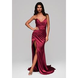 Ombre Evening Dress female Red size XS
