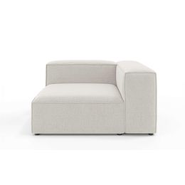 Ottomane OTTO HOME "HAILY links/rechts bestellbar, Loungem&ouml;bel, Ma&szlig;e B/T/H: 130/130/72 cm", beige (creme), B:130cm H:72cm T:130cm, 100% Polyester, Sofas, Ottomane, als Modul oder separat verwendbar, f&uuml;r individuelle Zusammenstellung