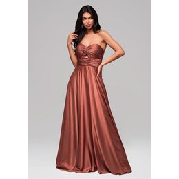 Ombre Evening Dress 'Coraline' female Brown size S