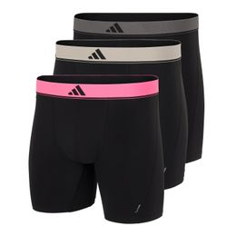 Boxer adidas Sportswear "Active Micro Flex", Herren, Gr. S, 908, sonstiges, Single Jersey, Obermaterial: 85% Polyester, 15% Elasthan, k&ouml;rpernah, Unterhosen Boxer, Logo-Bund, elastisch, Mikrofaser, ohne Eingriff