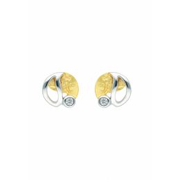 Adelia&acute;s Paar Ohrstecker ADELIA&acute;S "585 Gold Ohrringe Ohrstecker mit Zirkonia", gold, Ohrringe, Damen, Gelbgold 585, Paar Ohrstecker