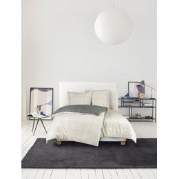 Wendebettw&auml;sche Esprit "Grid", grau, B/L: 135cm x 200cm, 1 Stk., 1 Stk., Renforc&eacute;, B/L: 80cm x 80cm, 2 Stk., Renforc&eacute;, 100% Baumwolle, Bettw&auml;sche, Wendebettw&auml;sche, aus reiner Baumwolle und mit effekvoller Paspel, Topseller