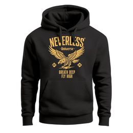 Neverless Sweatshirt 'Vintage Eagle' male Black size 3 XL
