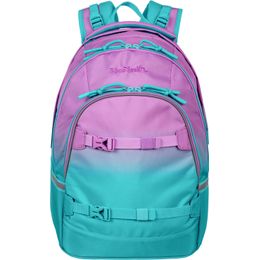 Schulrucksack McNeill "Milo", M&auml;dchen, Gr. B/H/T: 30cm x 43cm x 23cm, blauberry, Polyester, Rucks&auml;cke Schulrucksack