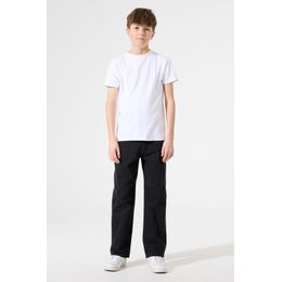 Straight-Jeans Garcia "Ilyano", Jungen, Gr. 158, N-Gr, schwarz, Denim/Jeans, Obermaterial: 100% Baumwolle, straight fit lang, Jeans Straight-Jeans, Etwas niedrigere Leibh&ouml;he
