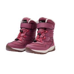 Winterboots Jack Wolfskin "POLAR BEAR-G TEXAPORE HIGH VC K", Kinder, Gr. 38, raisin, Synthetik, Textil, Schuhe Winterboots, Snowboots, Winterstiefel, Winterschuhe, wasserdicht & gef&uuml;ttert