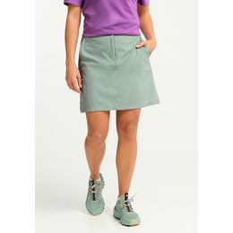 Skort Jack Wolfskin "WAIMEA SKORT W", Damen, Gr. 44, gr&uuml;nzinnia, Obermaterial: 100% POLYESTER. Futter: 100% POLYESTER, R&ouml;cke Skort