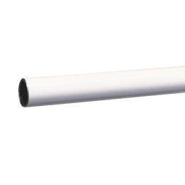mydeco Gardinenstange Rohr wei&szlig; Stahl Ma&szlig;e (cm): B: 240 H: 2 &raquo; M&ouml;bel Kraft