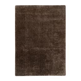 Hochflor-Teppich Kayoom "Zone 825", taupe, B:80cm H:25mm L:150cm, Polyester, Teppiche, Hochflor-Teppich, Hochflor, Shaggy, Langflor, Wohnzimmer