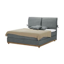 SKAGEN STUDIO Boxspringbett grau Ma&szlig;e (cm): B: 184 H: 124 &raquo; M&ouml;bel Kraft