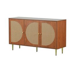 M&ouml;bel Kraft Sideboard braun Ma&szlig;e (cm): B: 129,8 H: 76 &raquo; M&ouml;bel Kraft