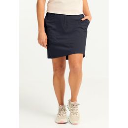 Hosenrock Jack Wolfskin "DESERT SKORT W", Damen, Gr. 36, schwarznavy, Obermaterial: 95% POLYAMID, 5% SONSTIGE FASERN. Futter: 100% POLYESTER, R&ouml;cke Hosenrock