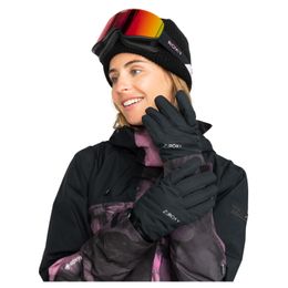 Snowboardhandschuhe Roxy "Gore Tex Fizz" Gr. XL, schwarz (true schwarz), Handschuhe, Damen, XL, Kunstfaser, Snowboardhandschuhe