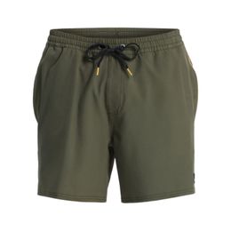 Boardshorts Quiksilver "Stretch Piped Volley 16", Herren, Gr. S, grape leaf, Obermaterial: 92% Microfaser, 8% Elasthan;, Hosen Boardshorts