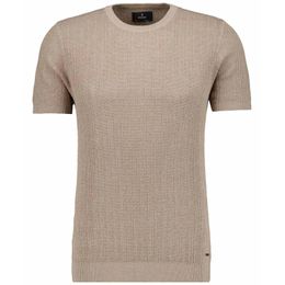 Rundhalspullover Ragman, Herren, Gr. 48, sand melange, 869, Strick, 100% Baumwolle, Rundhals, Pullover Rundhalspullover