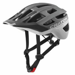 Fahrradhelm Cratoni "MTB-Fahrradhelm AllRace" Gr. L, grau, Helme, L, 100% Erzeugnis unbest Zusammensetzg EuZ., Fahrradhelm