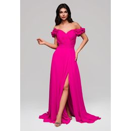 Ombre Evening Dress female Pink size XS