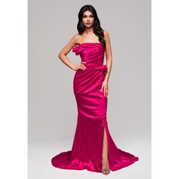 Ombre Abendkleid Damen Gr&ouml;&szlig;e 38 fuchsia Winterkleid