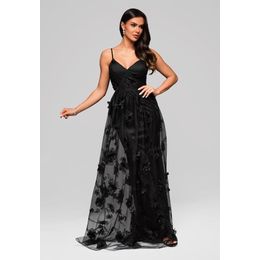 Ombre Evening Dress female Black size S