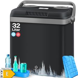 Kesser&reg; 32 L K&uuml;hlbox 12V, 230V Stecker, Mini-K&uuml;hlschrank, Thermoelektrische Warmhaltebox
