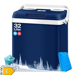 Kesser&reg; 32 L K&uuml;hlbox 12V, 230V Stecker, Mini-K&uuml;hlschrank, Thermoelektrische Warmhaltebox