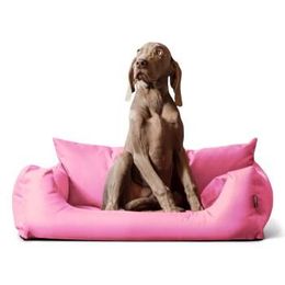 tierlando NEMO Hundebett Hundesofa S M L Hundekorb Katzenbett 65 80 100cm rosa 65 cm, 20 cm, 50 cm