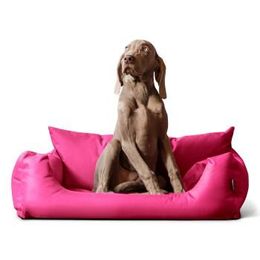 tierlando NEMO Hundebett Hundesofa S M L Hundekorb Katzenbett 65 80 100cm pink 65 cm, 20 cm, 50 cm