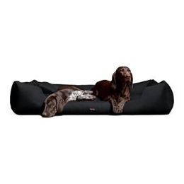 tierlando MORITZ KOMFORT Hundebett Hundesofa M - XXXL 90 110 130 160 185 cm schwarz 90 cm, 22 cm, 75 cm