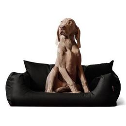 tierlando NEMO Hundebett Hundesofa S M L Hundekorb Katzenbett 65 80 100cm schwarz 80 cm, 22 cm, 60 cm