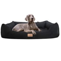 tierlando MADDOX SOFT - Orthop&auml;disches Hundebett schwarz 1 m, 25 cm, 75 cm