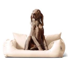 tierlando NEMO Hundebett Hundesofa S M L Hundekorb Katzenbett 65 80 100cm creme 65 cm, 20 cm, 50 cm