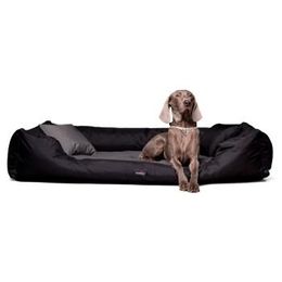 tierlando NESTOR -Orthop&auml;disches Hundebett | Starkes Oxford 2000D DUO | Extra Robust graphit schwarz 90 cm, 22 cm, 75 cm