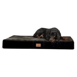 tierlando STUART ORTHO PLUS - Orthop&auml;dische Hundematte schwarz 80 cm, 13 cm, 60 cm