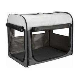 Trixie Soft Kennel Basic Box dunkelgrau/hellgrau M-L